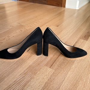 M.Gemi | Shoes | Authentic Mgemi Black Suede 3 Heels | Poshmark